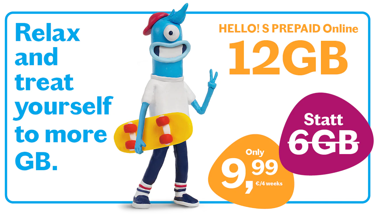 HELLO! Prepaid 7 + 5 | 5GB extra | LEBARA